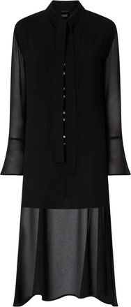 Pinko Pinko, Femme, Robes, Noir, Taille: 36 FR Bacoli Abito Georgette