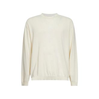 Uma Wang UMA Wang, Homme, Pulls, Beige, Taille: M Pull en maille &agrave; col rond