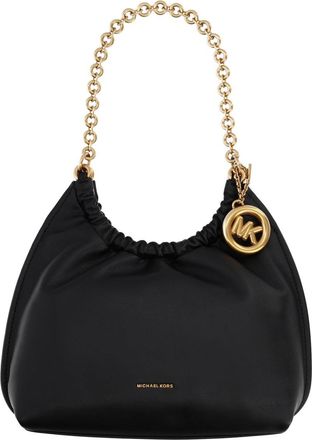 Michael Michael Kors Womens Shoulder Bag Indie Black Leather Cow