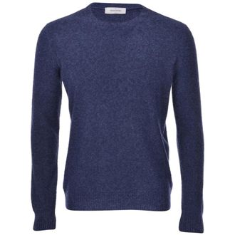 Gran Sasso Maglia Girocollo - - Knitwear - Herren - Blau - 3XL