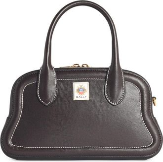 Bally Sac Lear en grenat &eacute;b&egrave;ne Bally Unda