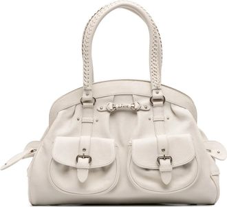 Dior Crossbody Bags - Large Calfskin My Dior Frame Handbag - Gr. unisize - in Wei&szlig; - f&uuml;r Damen