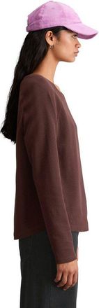 Marc O'Polo Denim Langarmshirt aus weichem Waffle-Jersey