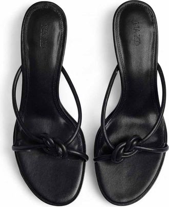 NA-KD Chaussures &agrave; talon avec noeud - Noir
