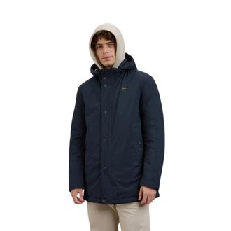 Blauer Chester Parka - - Coats - Herren - Blau - M