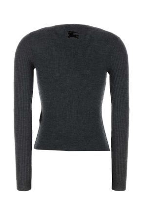 Burberry Greymelange Exterior: Cashmere Maglieria Sweater