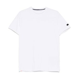 Roberto Ricci Design Rrd, Homme, Tops, Blanc, Taille: XL T-shirt blanc avec d&eacute;tail logo