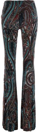 Etro Paisley Jacquard Chenille Trousers - Multicolored