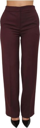 Twinset Femme, Pantalons, Rouge, Taille: 40 FR Pantalon en m&eacute;lange de laine