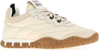 Miu Miu Allacciate Sneaker - Beige