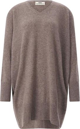 Sminfinity Femme, Pulls, Brun, Taille: 40/42 FR V-neck Tricots