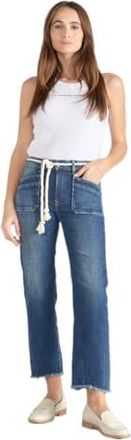 Le Temps Des Cerises Jeans Pricilia Taille Haute 7/8&egrave;me Bleu N&deg;2