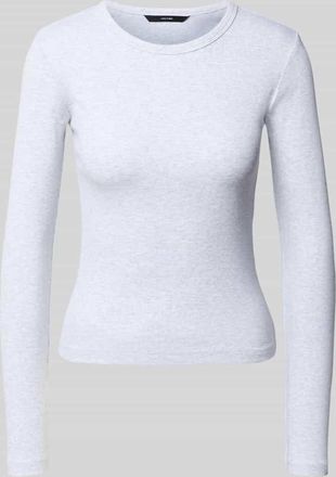 Vero Moda Slim Fit Langarmshirt aus Baumwoll-Mix Modell CHLOE