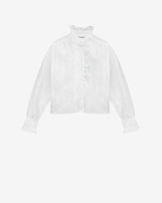 Isabel Marant Blouse Pamiala - Femme - Blanc - Taille34 - Marant &Eacute;toile
