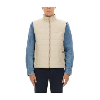 Fay Homme, Vestes, Beige, Taille: M Gilet matelass&eacute;