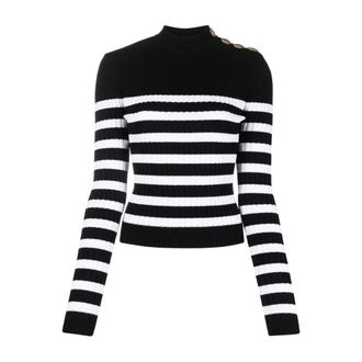 Balmain Sweatshirts - - Knitwear - Damen - Schwarzk - XS