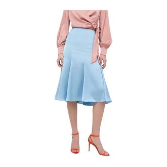 Trussardi Ausgestellter Midirock - - Skirts - Damen - Blau - L