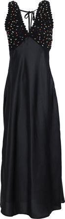 Never Fully Dressed Black Beaded Allegra Dress