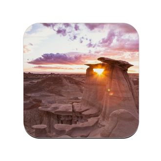 Fabulous Untersetzer aus Kork - Bildung der Grand Canyon in einem Sonnenuntergang - 1 St&uuml;ck (95 x 95 mm)