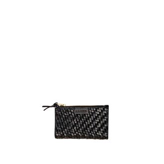 Cala Jade unisex, Accessoires, Noir, Taille: ONE Size Cala Jade Portefeuille Caia - Cuir Tress&eacute; Noir