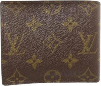 Louis Vuitton Portefeuille bi-pli vintage Monogram Pre-owned - Femme - Pre-owned - Brun - Taille: ONE Size