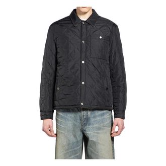 Burberry Homme, Vestes, Noir, Taille: L Surchemise matelass&eacute;e r&eacute;versible en nylon