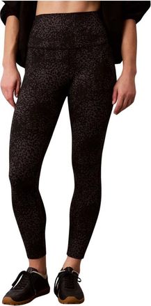 Calvin Klein Femme, Pantalons, Noir, Taille: 36 FR Soft Sport Printed 7/8 Leggings