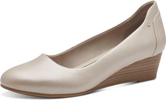 Jana Damen Pumps mit Keilabsatz Vegan, Rosa (Pearlized), 39 EU