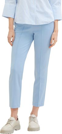 Tom Tailor Damen Mia Slim Fit Hose mit Ziernaht, 34587 - Light Fjord Blue, 36/28