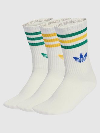 adidas Originals 3S Crew S 3P Socks &agrave; motifs