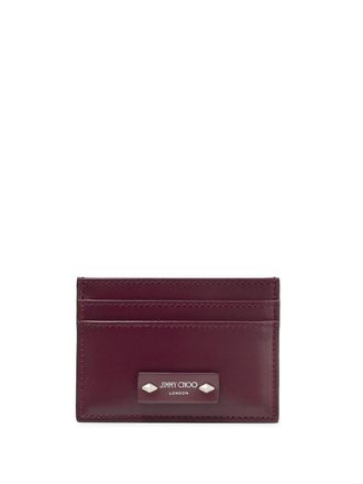 Jimmy Choo London porte-cartes Umika - Rouge