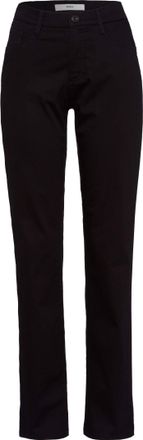 Brax Damen Straight Leg Hose Carola CITY SPORT PREMIUM Five Pocket uni 72 - 1557, Gr. W34/L30(Herstellergröße: 44K), Schwarz (Perma Black 01)