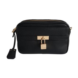 Fracomina Eco-Leder Schultertasche Schwarz - - Bags - Damen - Schwarzk - ONE SIZE
