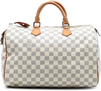 Louis Vuitton Crossbody Bags - Damier Azur Speedy 35 - Gr. unisize - in Weiß - für Damen