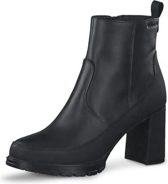 Tamaris Femme Damen 1-1-25454-39 Botte Tendance, Cuir Noir, 39 EU