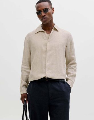 Jack & Jones Hemd in Silberstreif