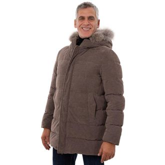 Herno Mens Brown Cotton Bomber Clothing