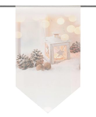 Home Fashion Home fashion Laterne Fensterbehang, Stoff, Natur, 80 x 40 cm