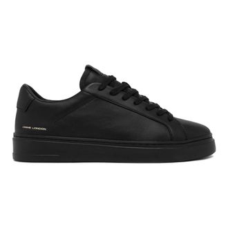 Crime London Schwarze Leder-Sneakers - - Shoes - Herren - Schwarzk - 43 EU