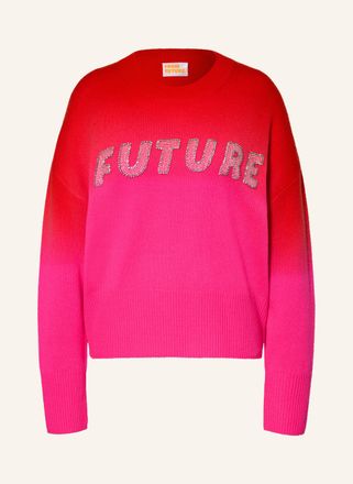 From Future From Future Cashmere-Pullover Mit Schmucksteinen orange