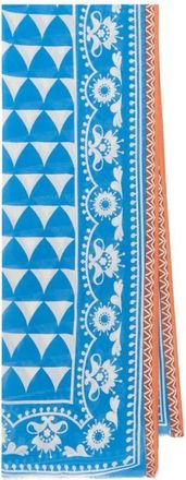 Maliparmi Maliparmi, Femme, Accessoires, Bleu, Taille: ONE Size Print Stole 196x69