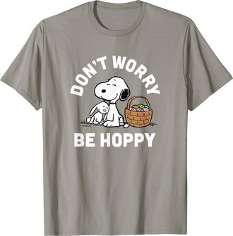 Peanuts Easter - Dont Worry Be Hoppy T-Shirt