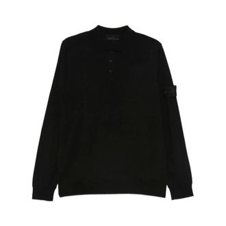 Stone Island Herren, Oberteile, Schwarzk, LGr&ouml;&szlig;e
