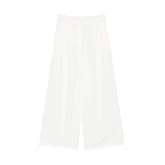 Max Mara Femme, Pantalons, Blanc, Taille: 42 FR Wide Pantalons