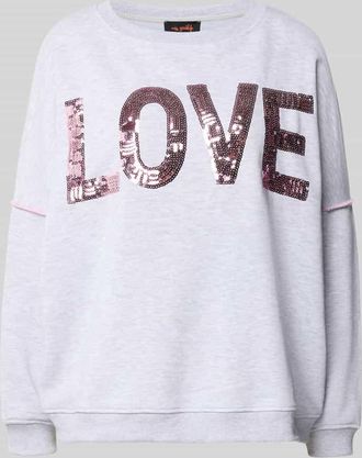 Miss Goodlife Oversized Sweatshirt aus reiner Baumwolle Modell Love