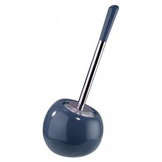 Sanwood Sanwood Coppa WC-Bürstengarnitur, Keramik, blau, 16 x 37 x 16 cm