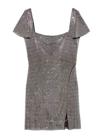 Self Portrait Robe Courte - Gris
