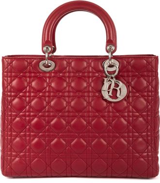 Dior Crossbody Bags - Lady Dior Large - Gr. unisize - in Rot - f&uuml;r Damen