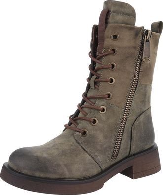 Ital-Design Schnürstiefelette