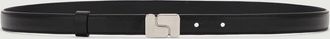 SOEUR CEINTURE NINON MINI NOIR FERMOIR ARGENT&Eacute;